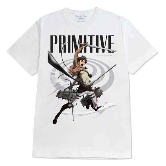 Primitive | Shirts | Primitive Skate Mens X Attack On Titan Eren Anime ...